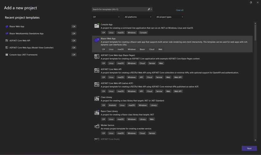 Getting Started with Blazor (from Scratch)